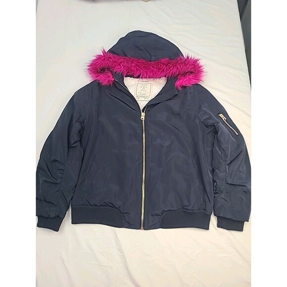 Angel Kiss | Jackets & Coats | Angel Kiss Axk Navy Blue Jacketwith A ...